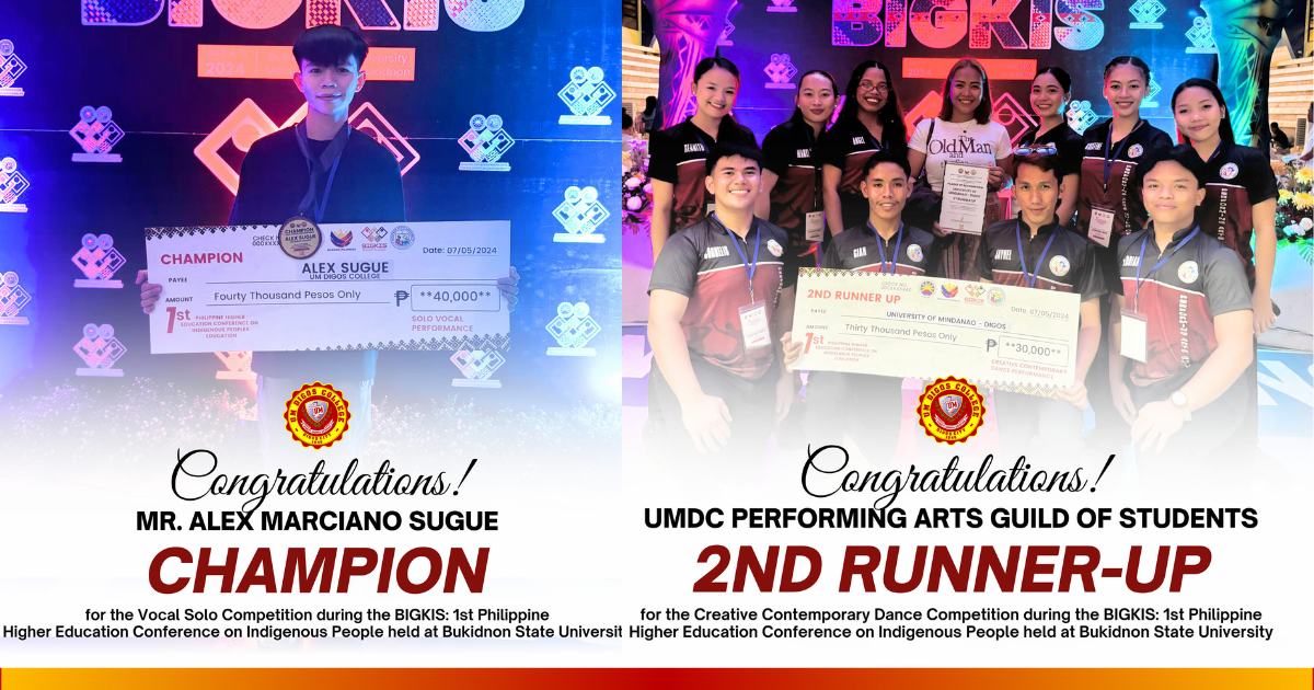 UM Digos Brings Home Recognitions from BIGKIS 2024