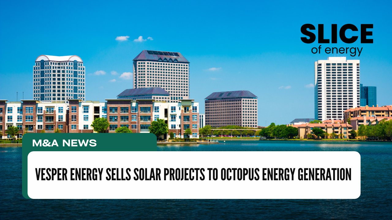 Vesper Energy Sells Solar Projects to Octopus Energy Generation