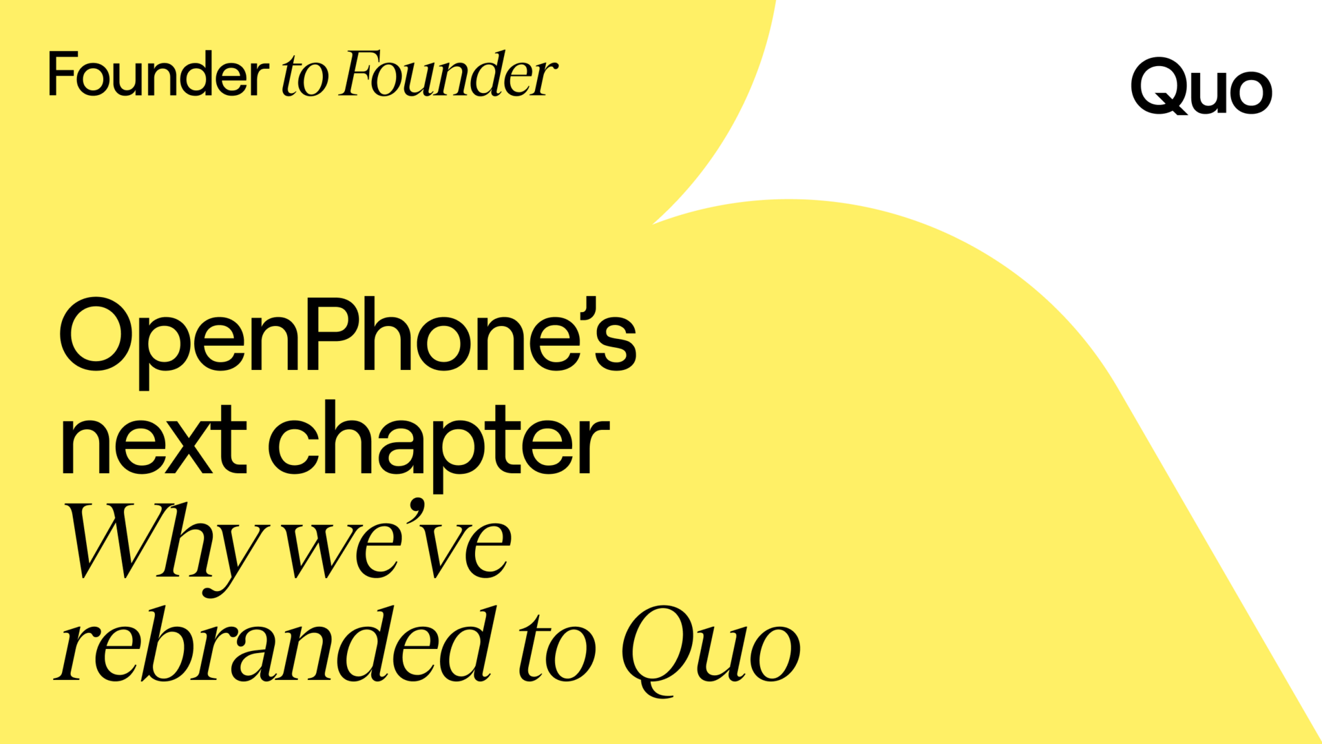 OpenPhone’s next chapter.