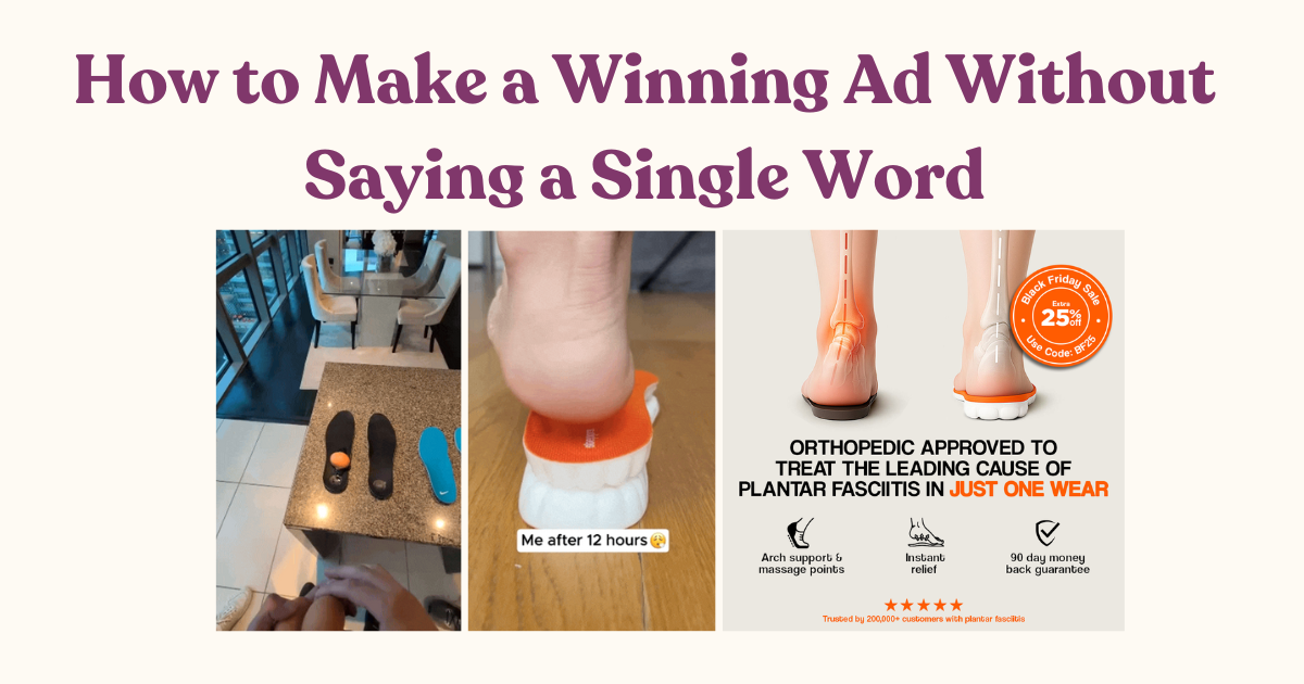 How to Make a Winning Ad Without Saying a Single Word