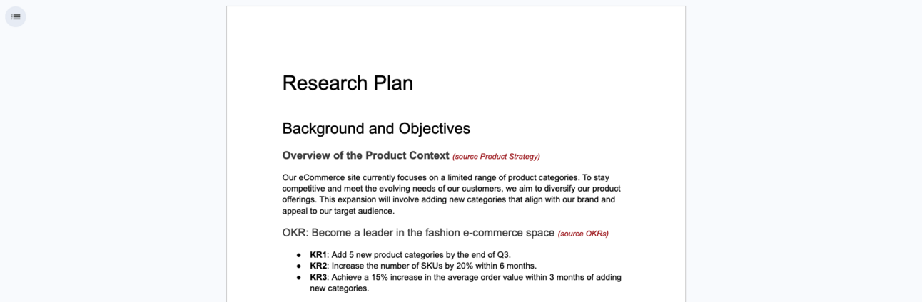 How to Create a Research Plan