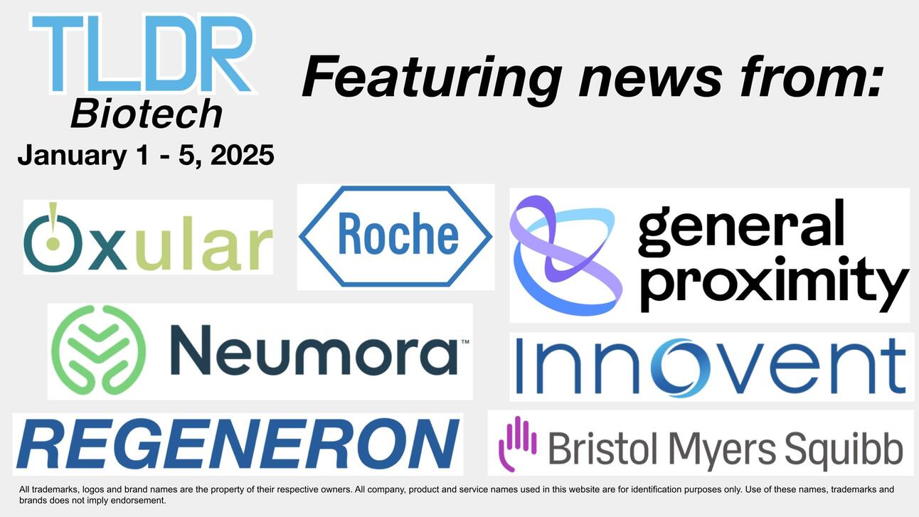 Biotech & Pharma Updates | January 1 - 5, 2025