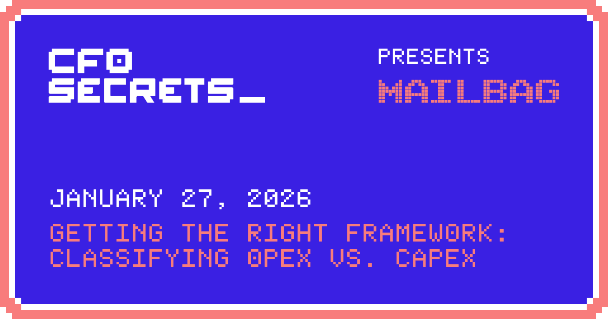 📬 From CFO to CEO: Are you ready?