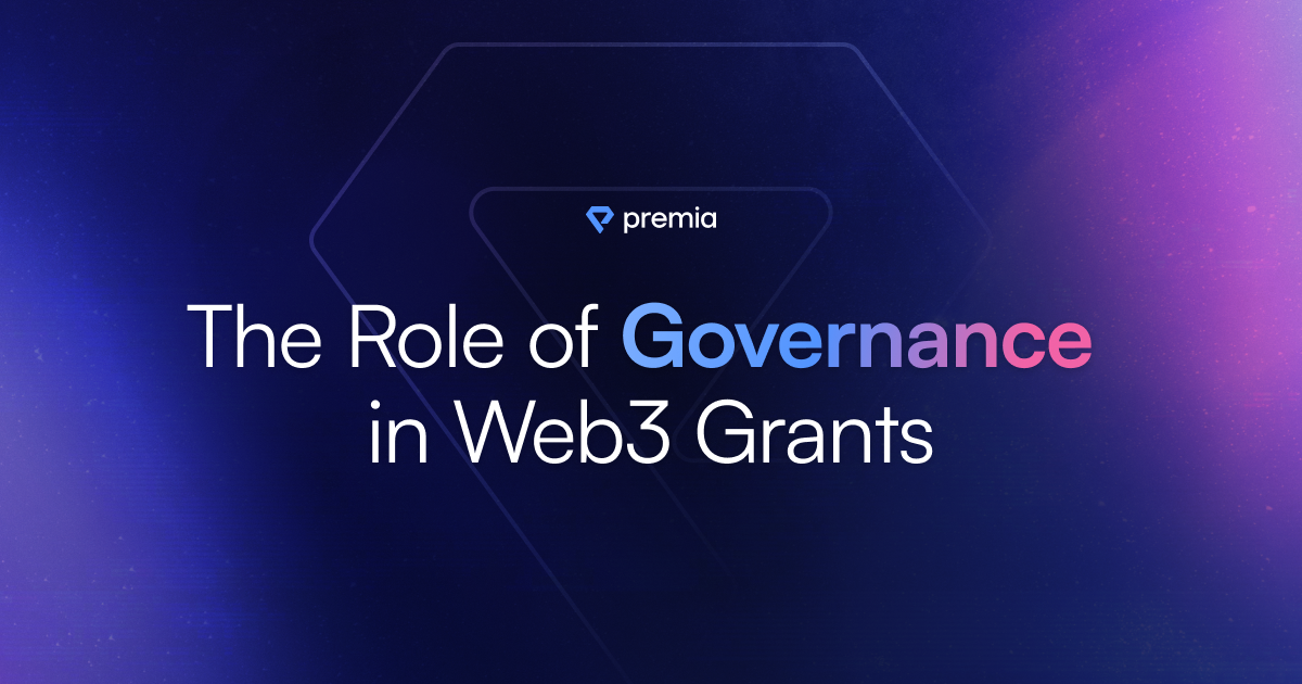 The Role of Governance in Web3 Grants