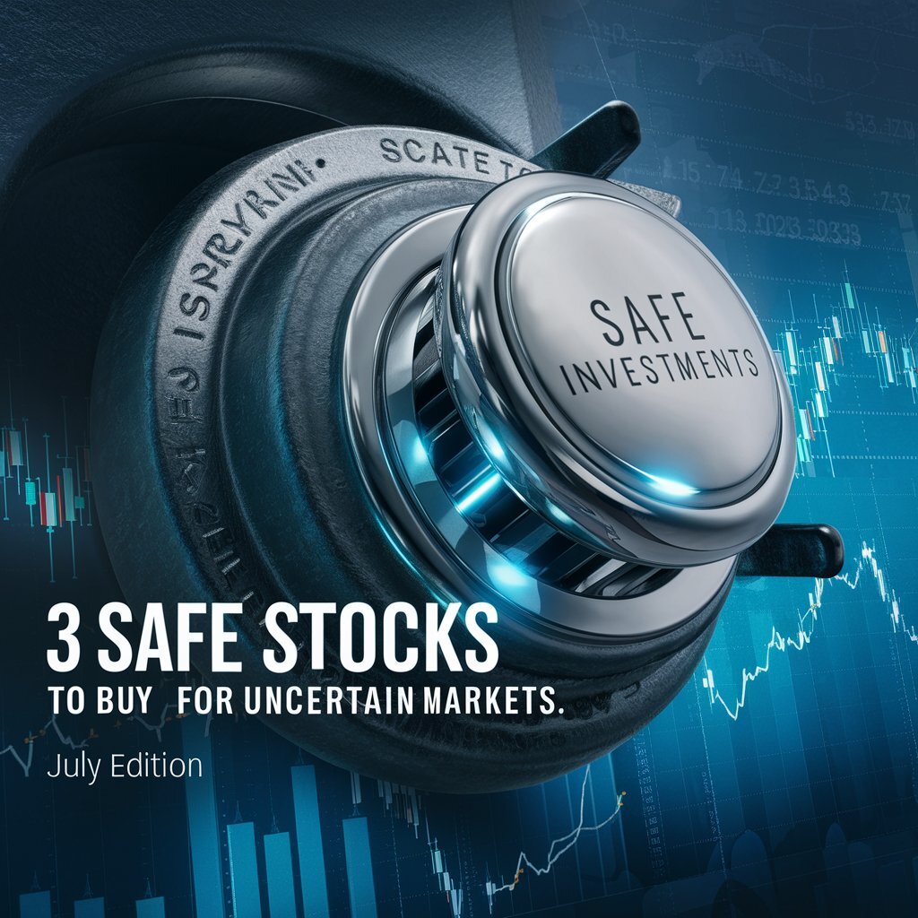 3 Rock-Solid Safe Stocks to Buy During Uncertainty This July