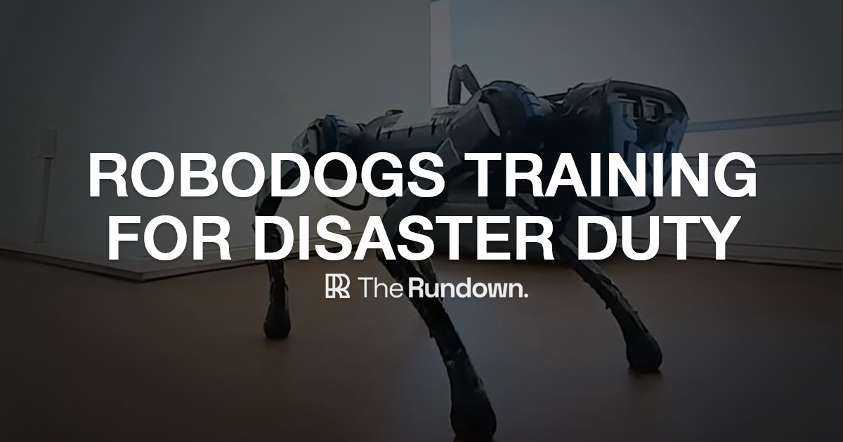 ⚡️ A new hyper-intelligent Robodog