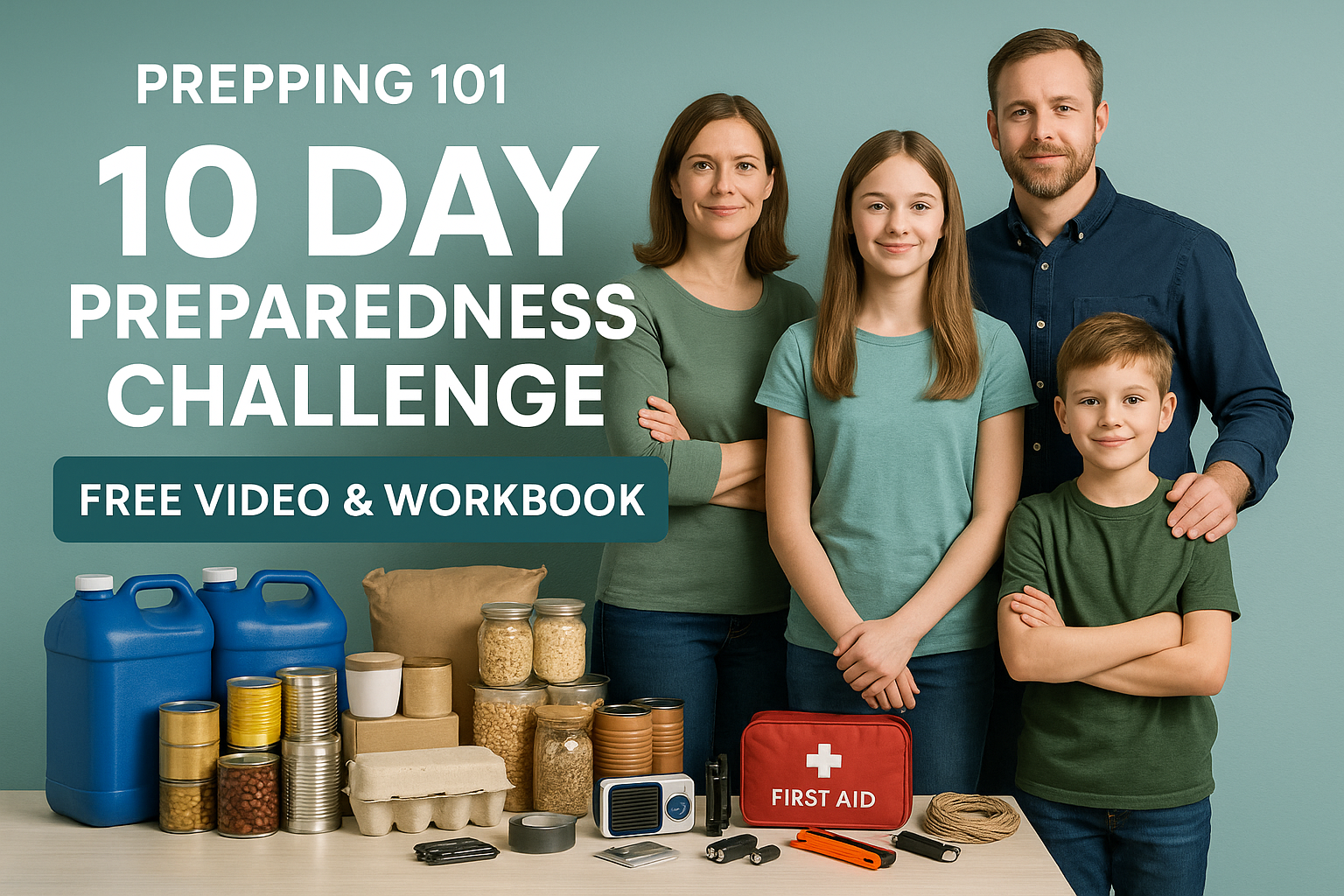 FREE 10 Day Preparedness Challenge: Complete Video & Workbook ...
