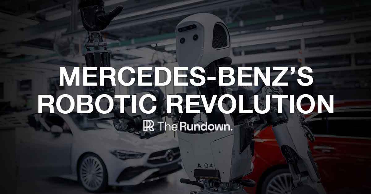 Mercedes-Benz's robotic revolution