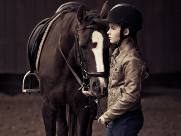 How to ride a horse for beginners