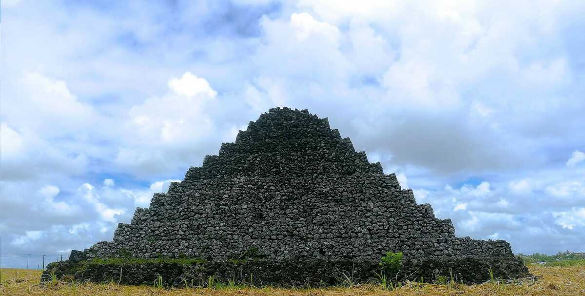 Pyramid structures in Mauritius question colonial history