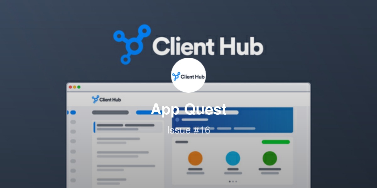 App Quest - Issue #16