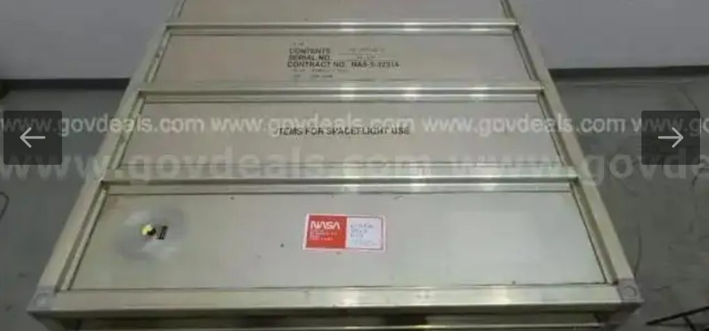 Classified NASA Shuttle Space Flight Hardware Containers? And Robot Arms