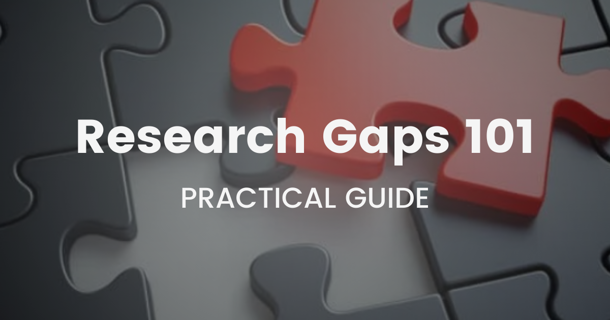 #27 How to identify research gaps