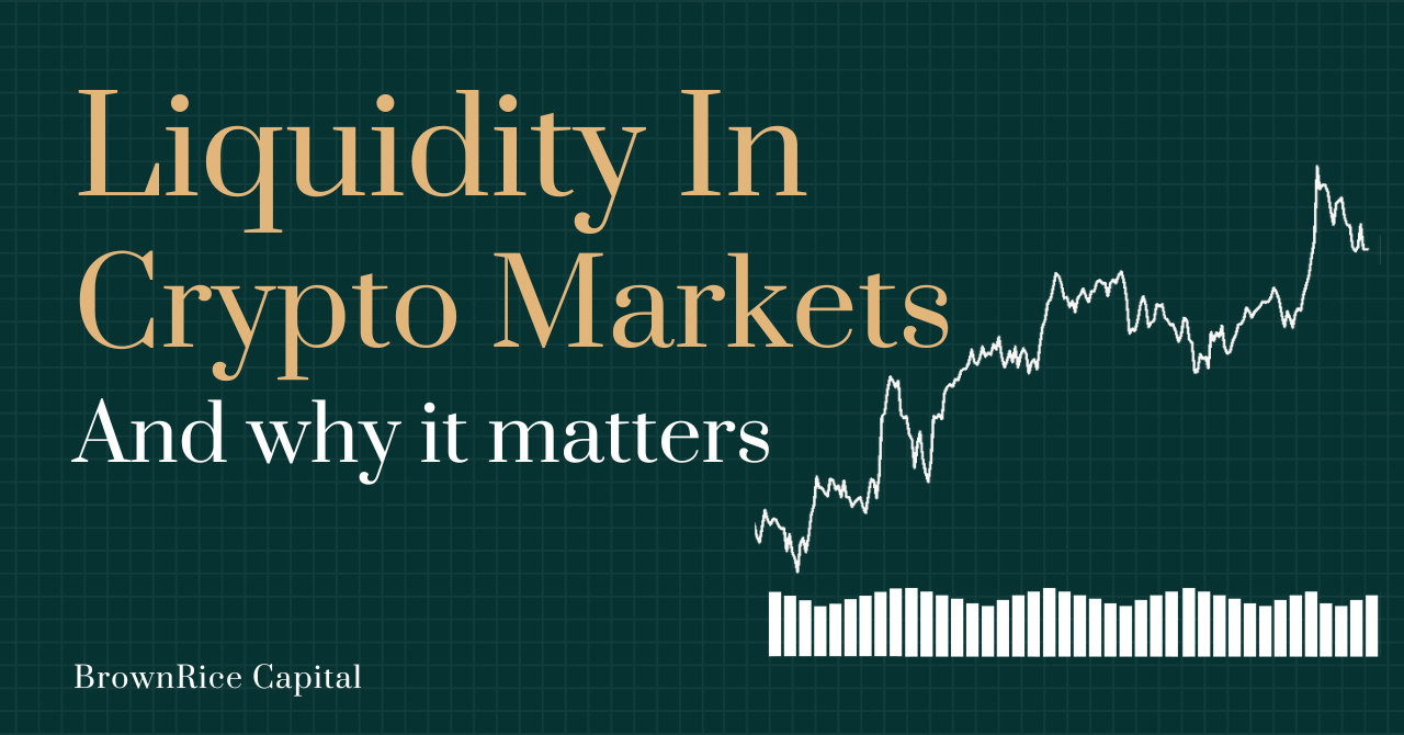 Understanding Liquidity in Crypto Markets: And Why It Matters