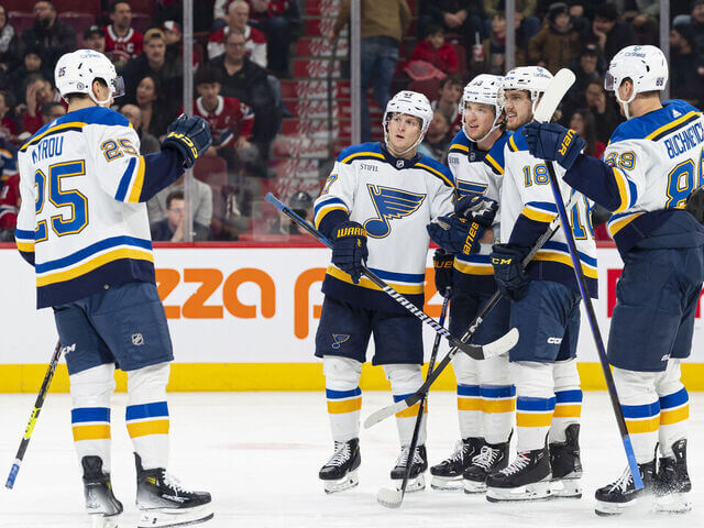 Krug's five assists lead Blues past Canadiens 🎶