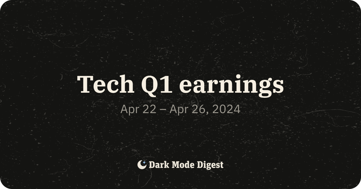 Q1 tech earnings