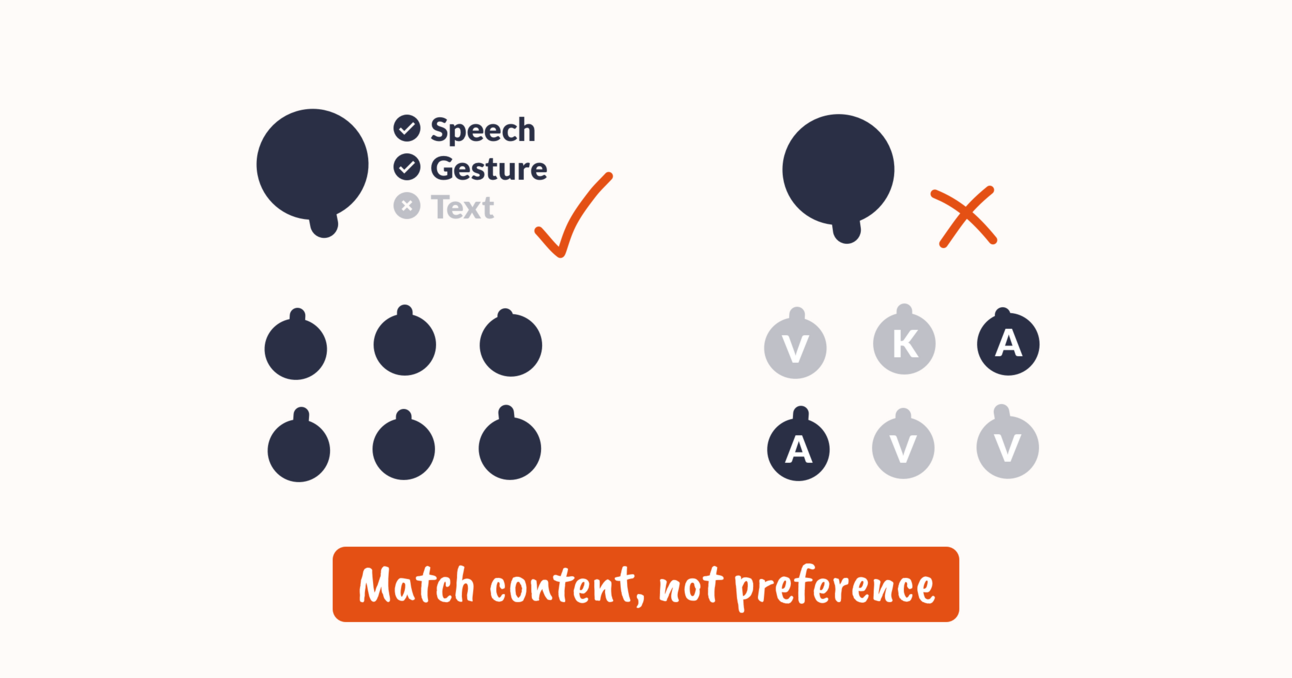 Match Content, Not Prefs