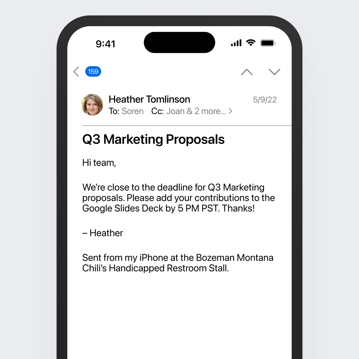 Apple Mail extremely specific sent from indicator