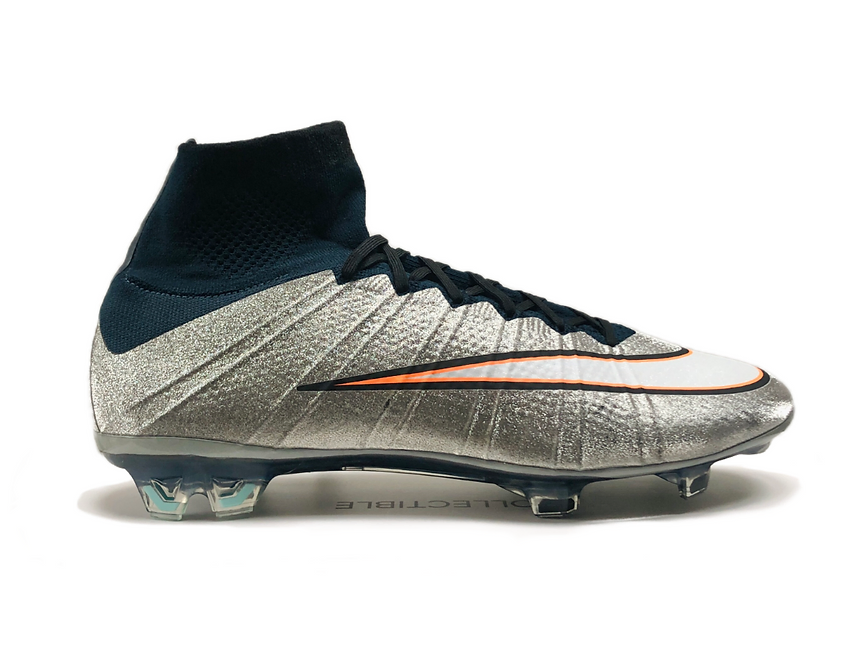 Nike Mercurial Superfly IV CR7 Silverware - Silver / Obsidian / Orange FG