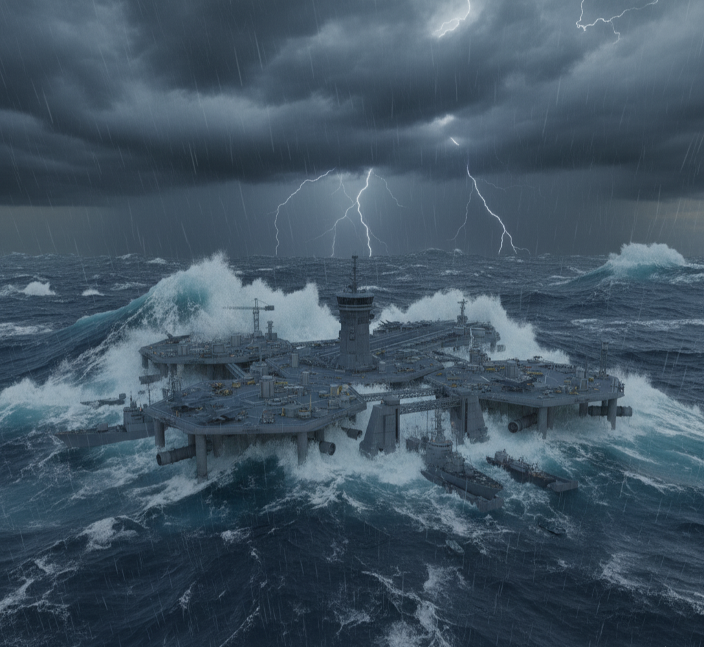 Floating Naval Bases Explained – How Defense Shapes Offshore Infrastructure