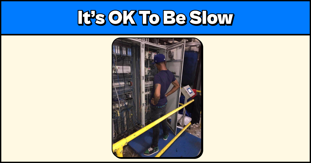 You're Not Slow. You're Just Solving New Programming Problems