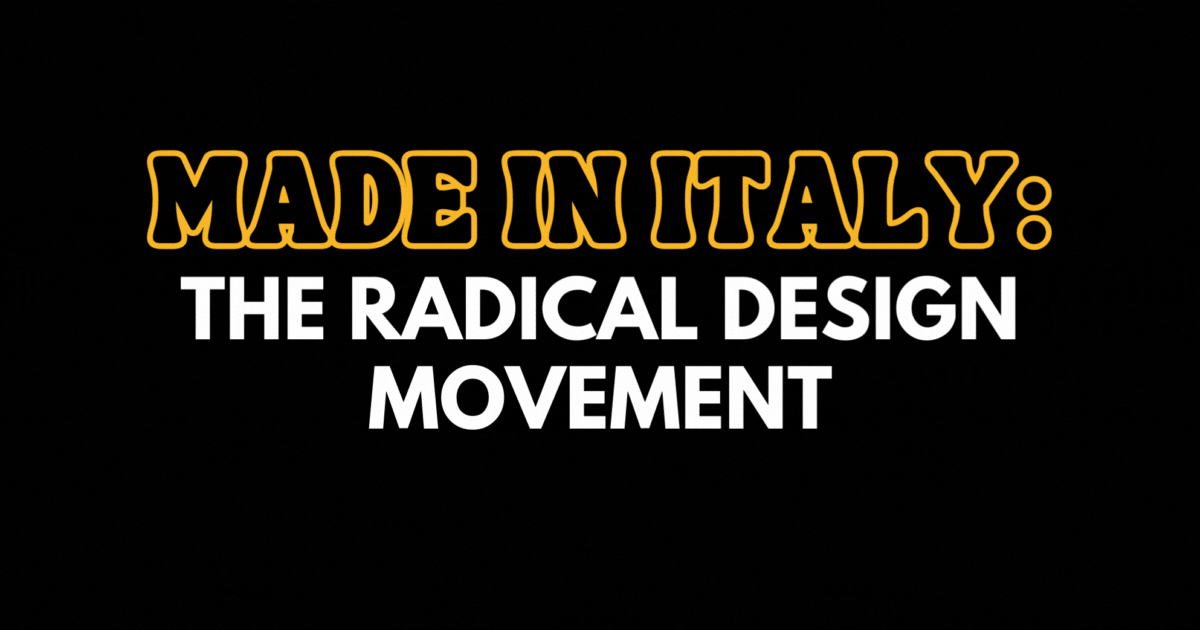 Furniture Straight Out of Utopia