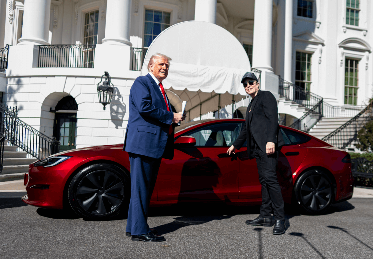 Trump Makes Headlines with Tesla Purchase to Support Automaker
