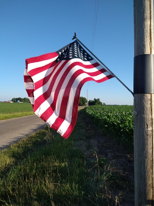 A Country Road Flag