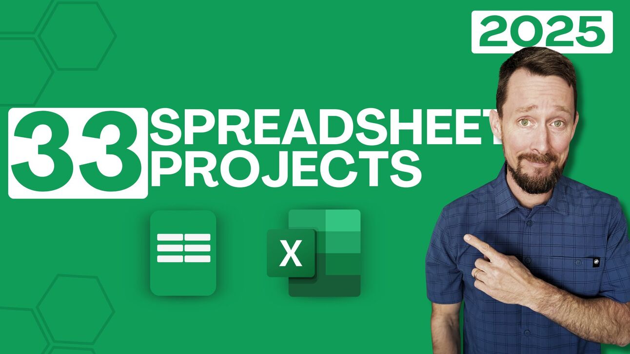 33 Spreadsheet Projects