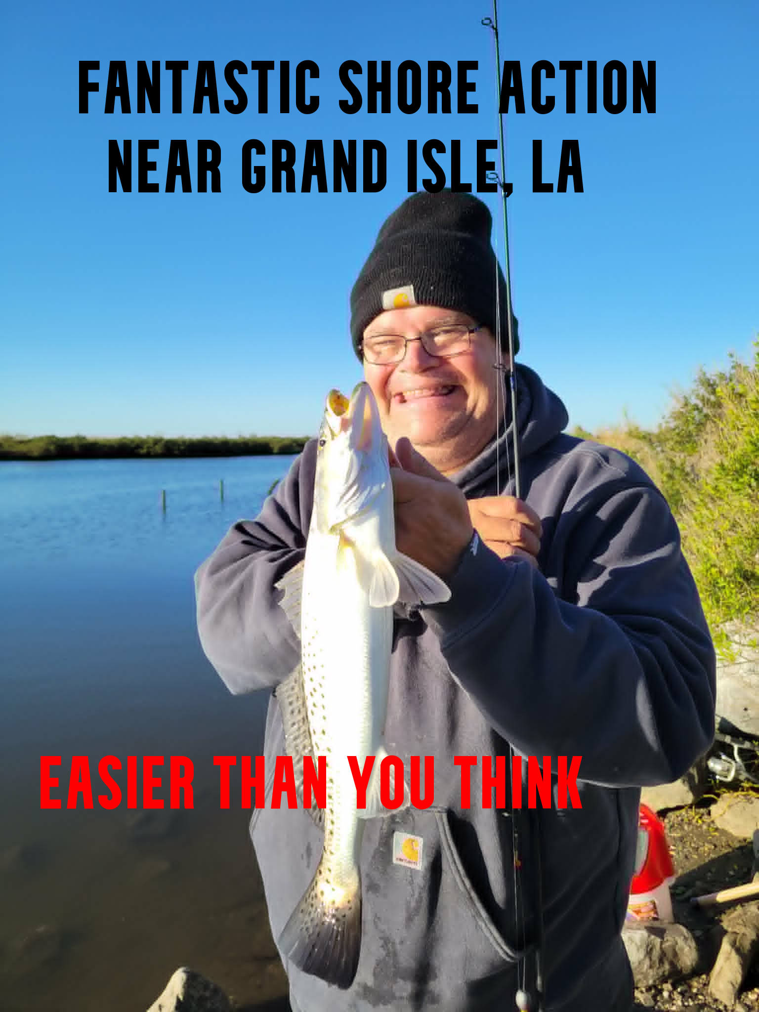Try Shore Fishing near Grand Isle, La