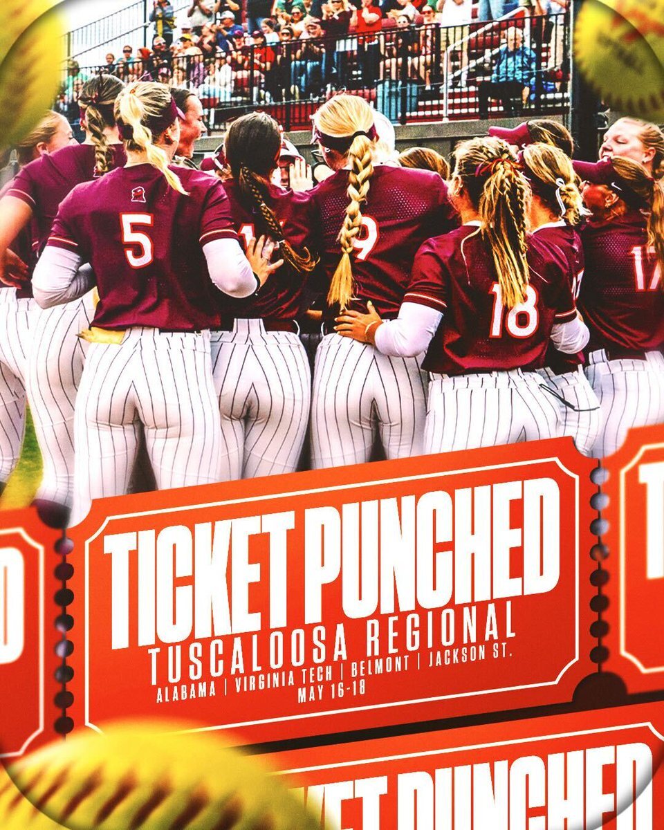 The Virginia Tech Hokies softball team was selected to play in the NCAA ...