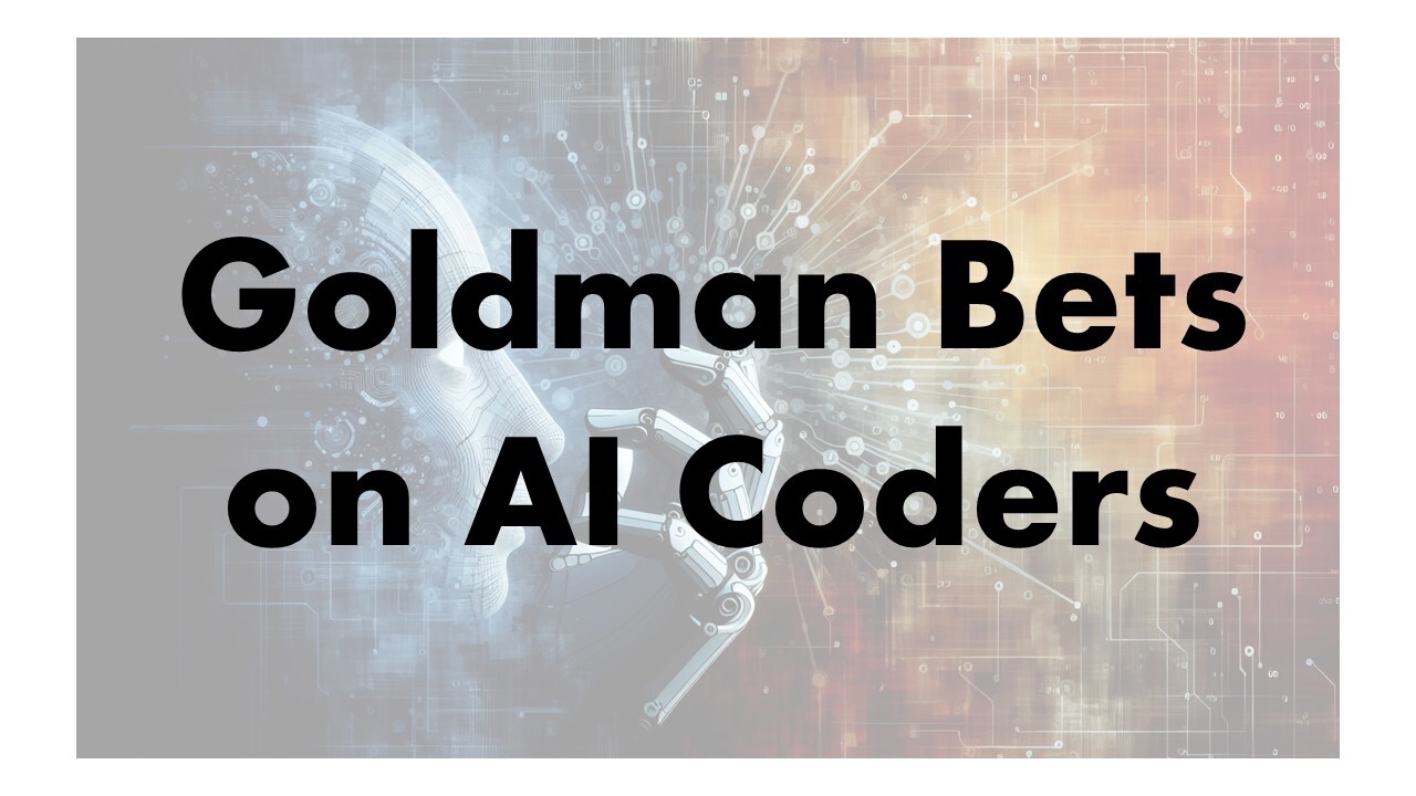 Goldman Sachs gets AI Developer