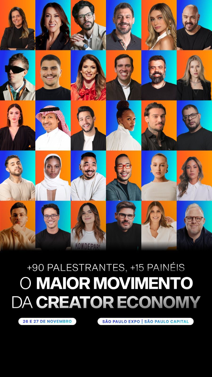 Contagem regressiva para o CEEX 2025: evento reúne estrelas da Creator ...