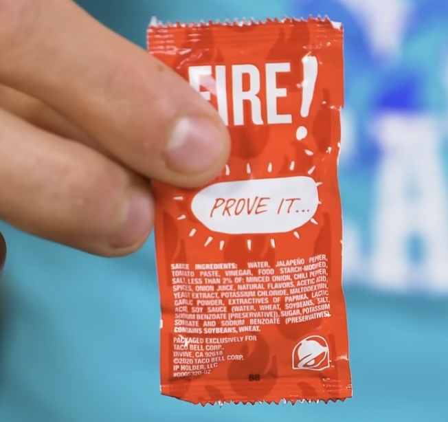 Taco Bell Fire Sauce