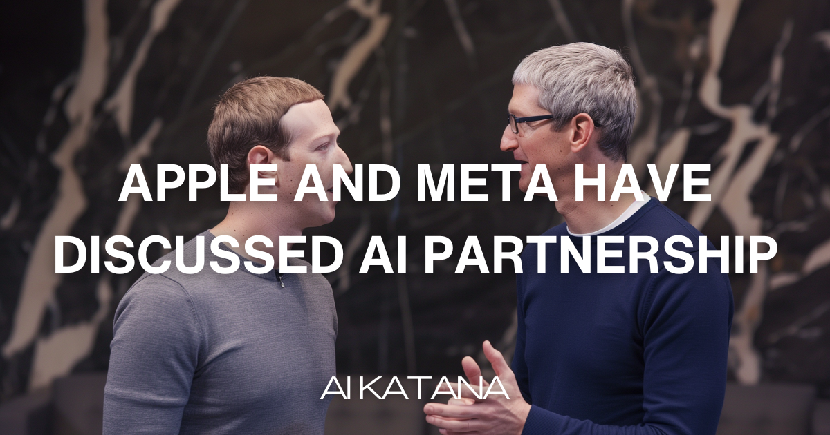 Apple and Meta have discussed AI partnership