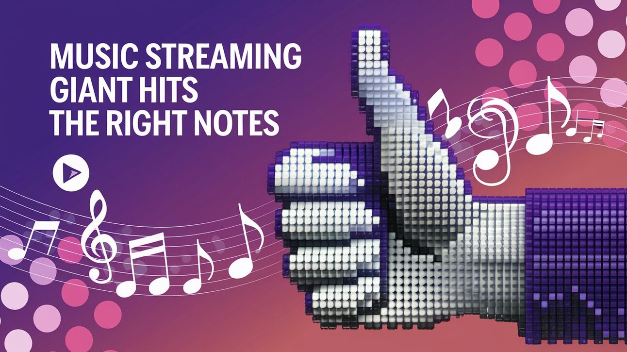 Music Streaming Giant Hits The Right Notes