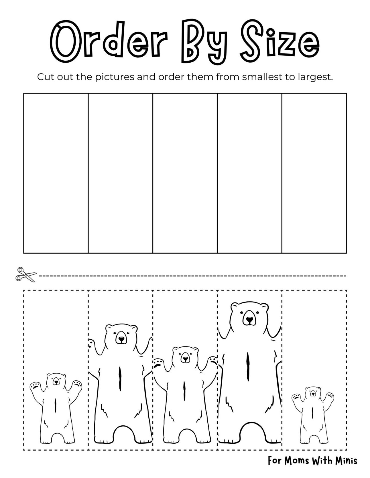 🐻‍ ️ Polar Bear Order By Size