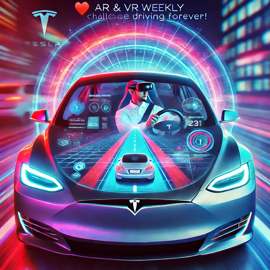 🚗 AR & VR Weekly – Tesla’s AR Windshield Could Change Driving Forever!