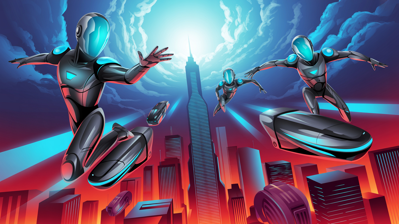 World's first 'flying' humanoid