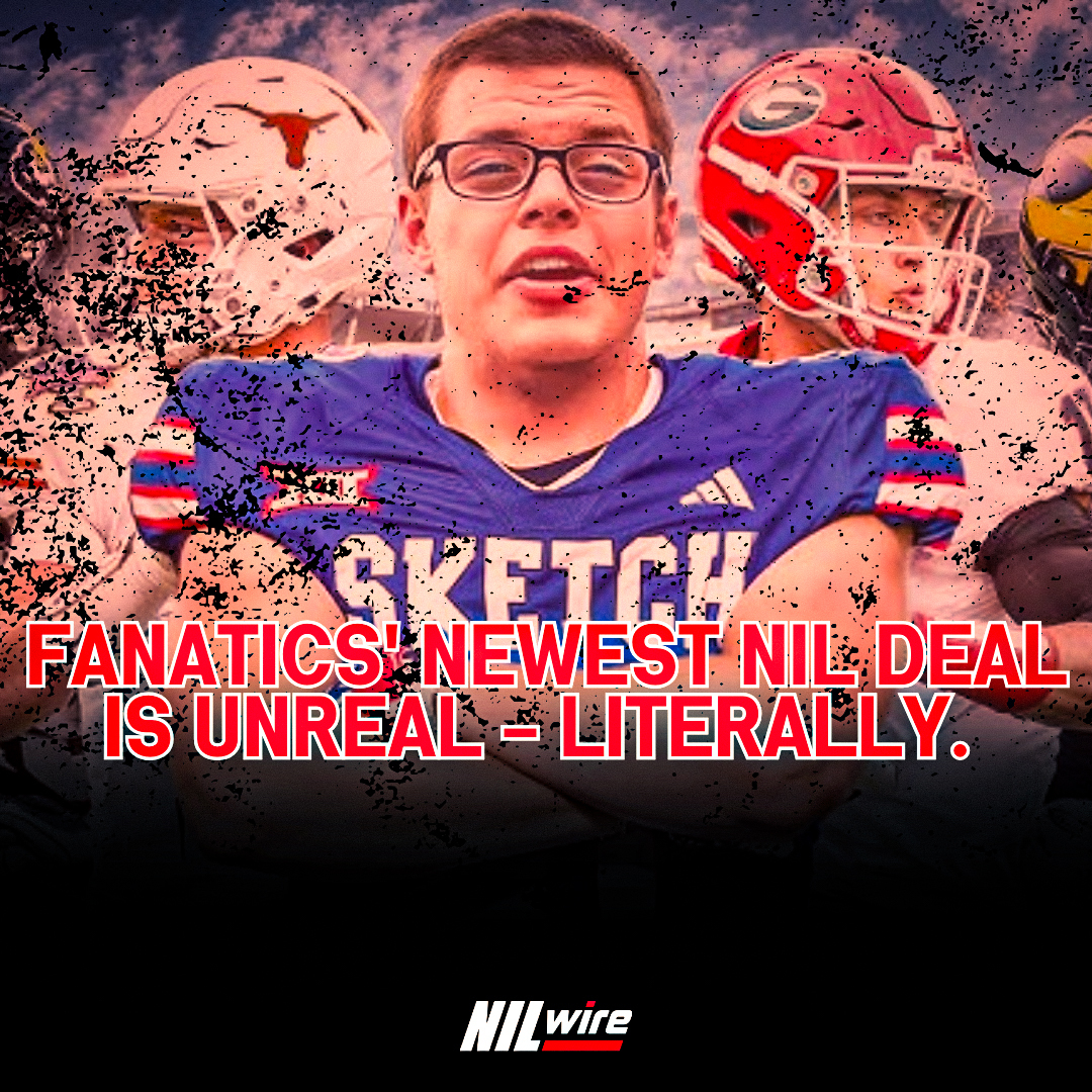 🏅Fanatics' newest NIL Deal is unreal - literally.