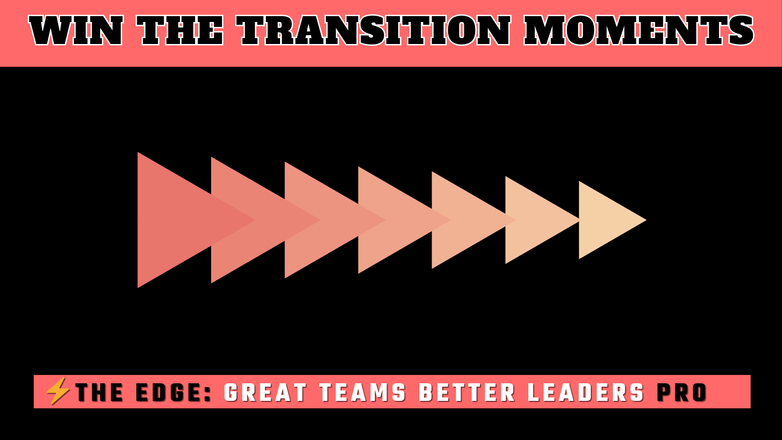 ⚡️The EDGE: Win the Transition Moments