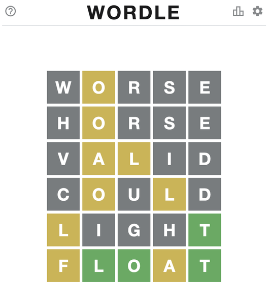 WORDLE: SHARING IS THE NEW WORD OF MOUTH