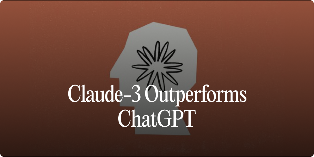 Claude-3 triumphs over ChatGPT for the first time