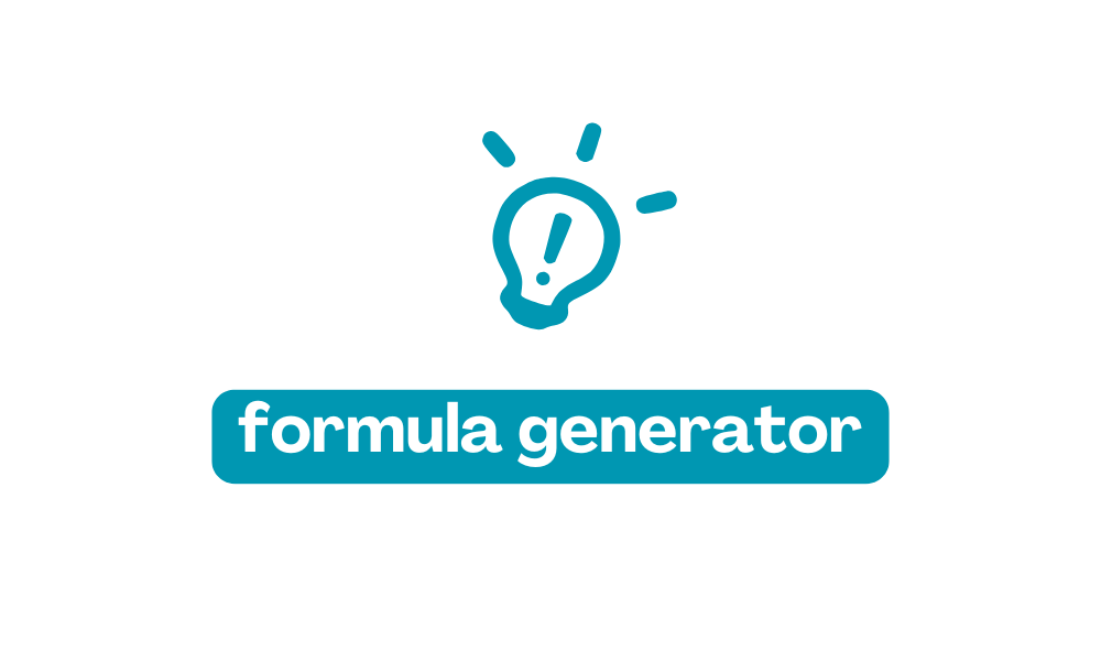 🧪 Formula generator