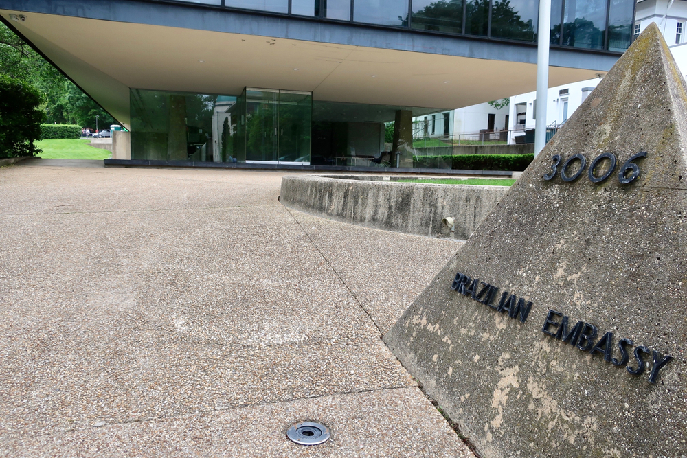 Brazilian Embassy in Washington lays empty for the longest time since 1925