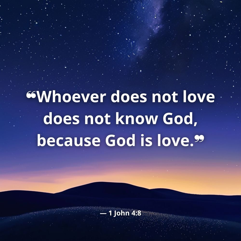 🙏 Verse of the Day: 1 John 4:8