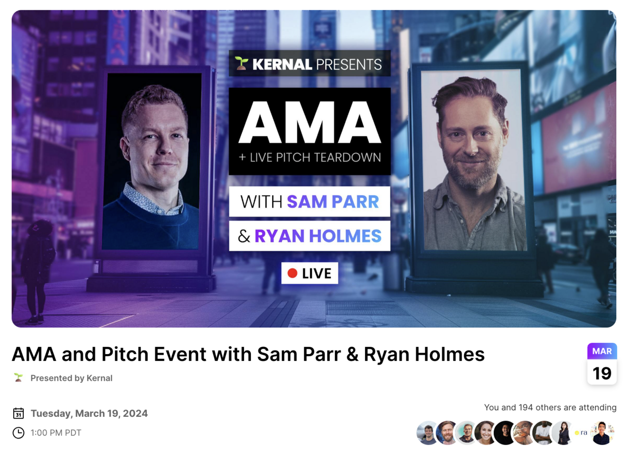 🥁T-2 Hours Until Sam Parr and Ryan Holmes Hit the Stage