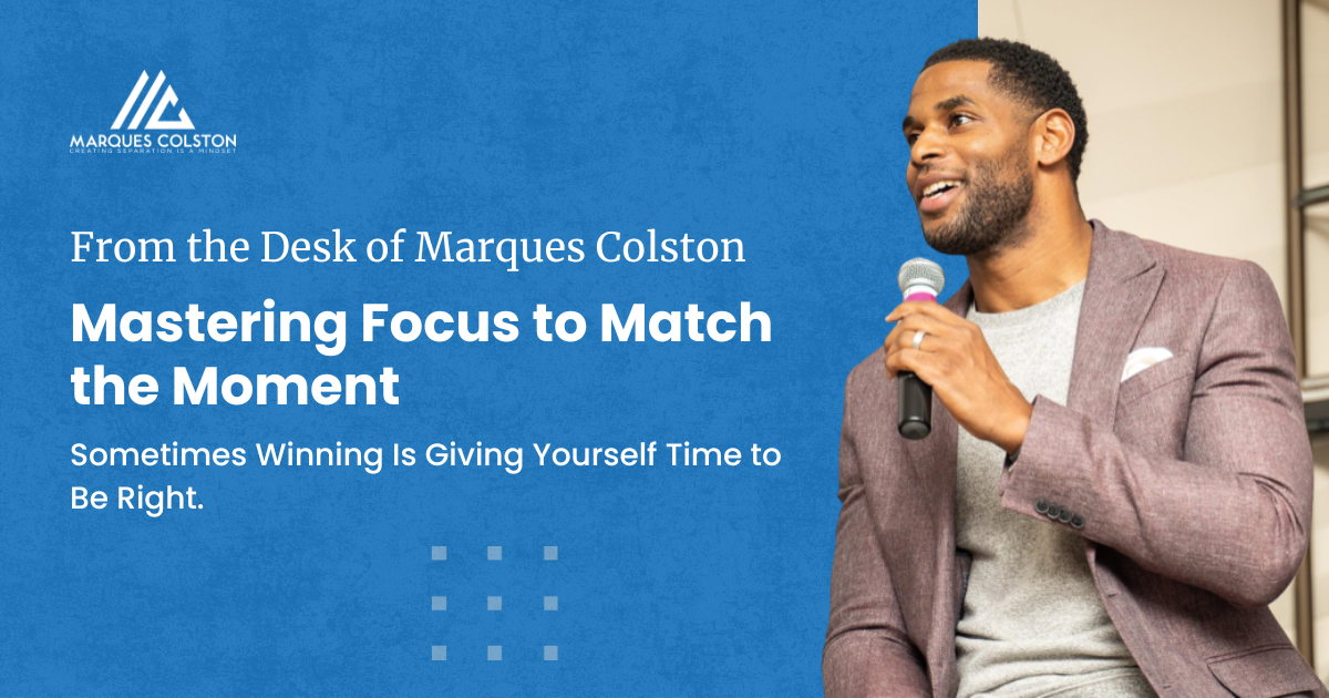 Mastering Focus to Match the Moment