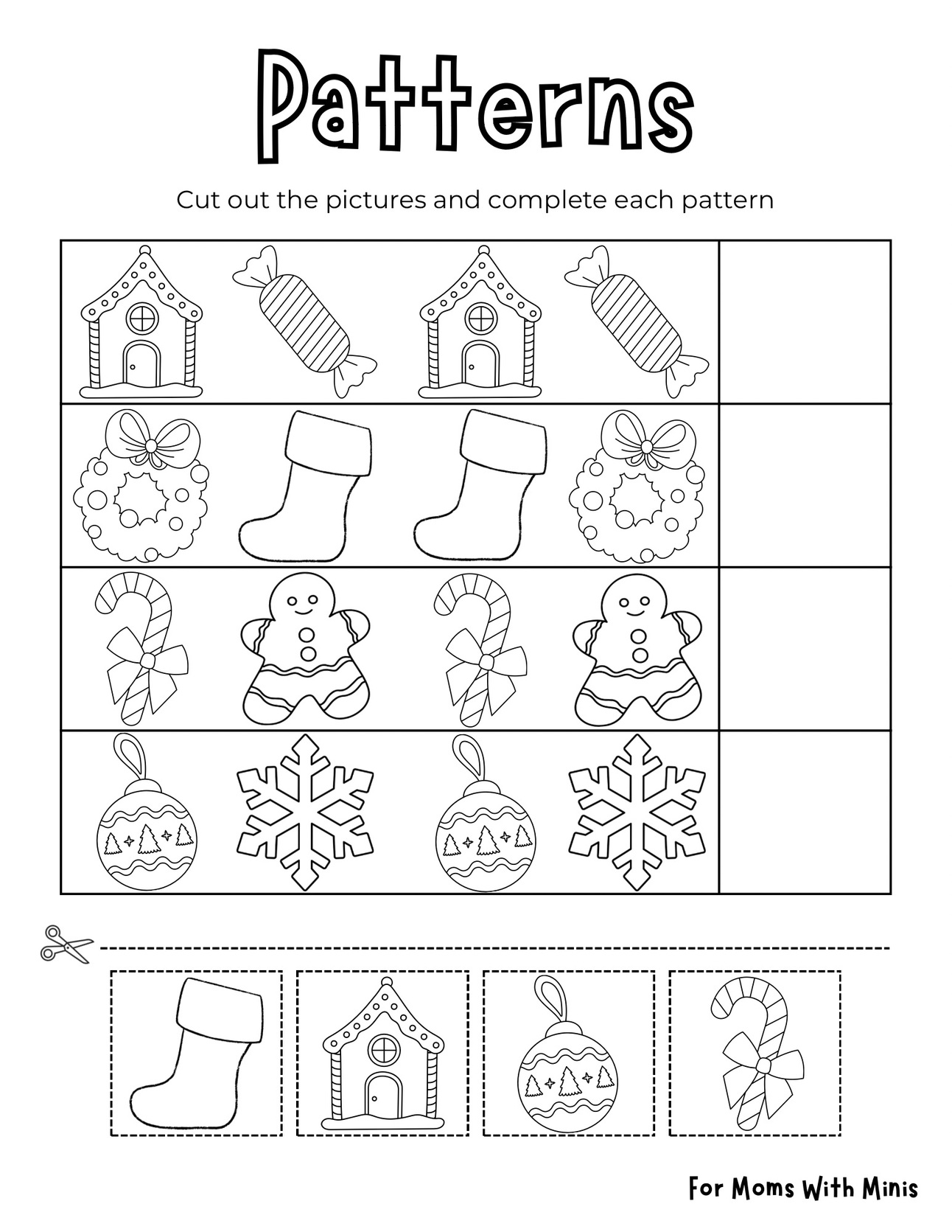 🍬 Holiday Pattern Activity 🎄