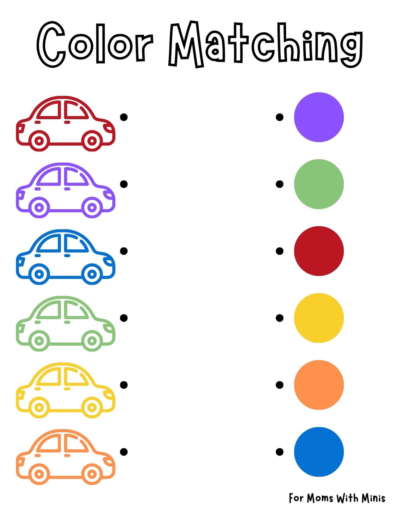 Color Matching With Cars
